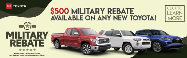 Toyota New Car Specials Vero Beach FL | Toyota of Vero Beach